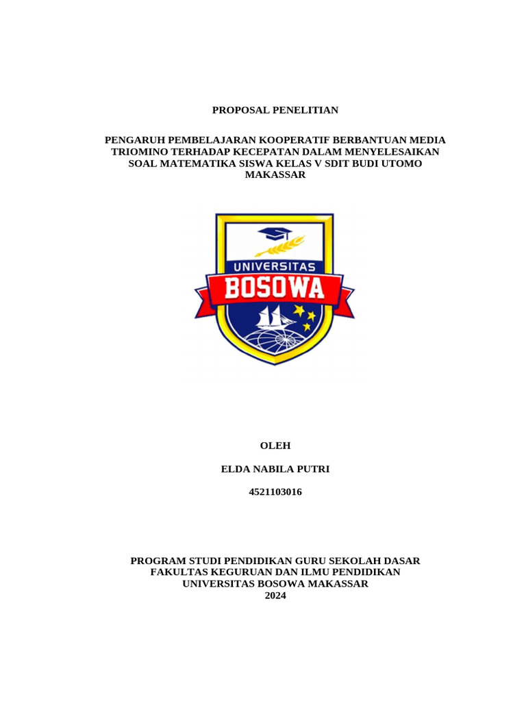 Proposal Penelitian - Elda Nabila Putri | PDF