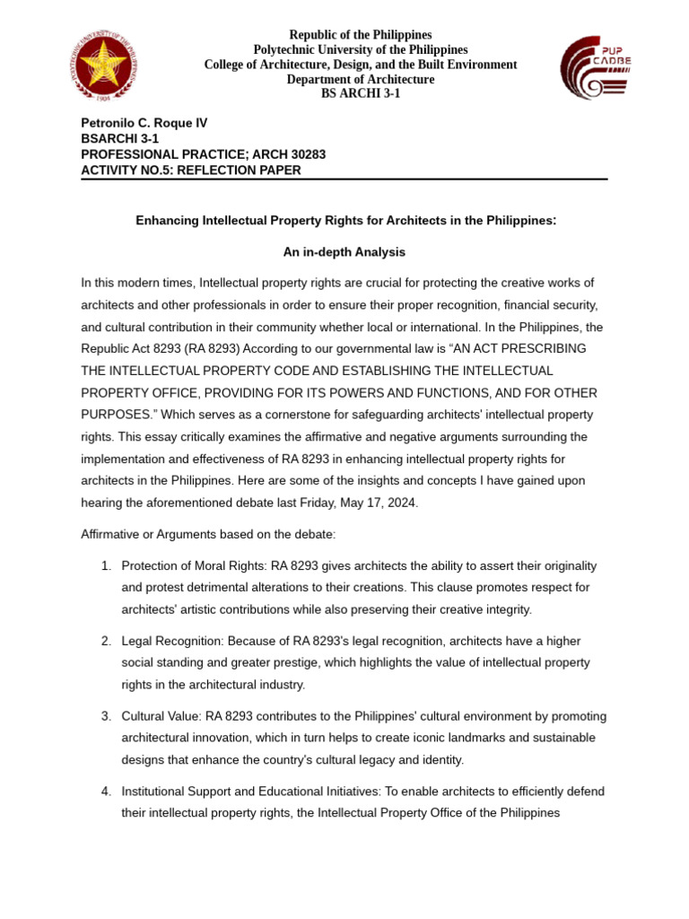 Prof Prac 1 Act No. 5 | PDF