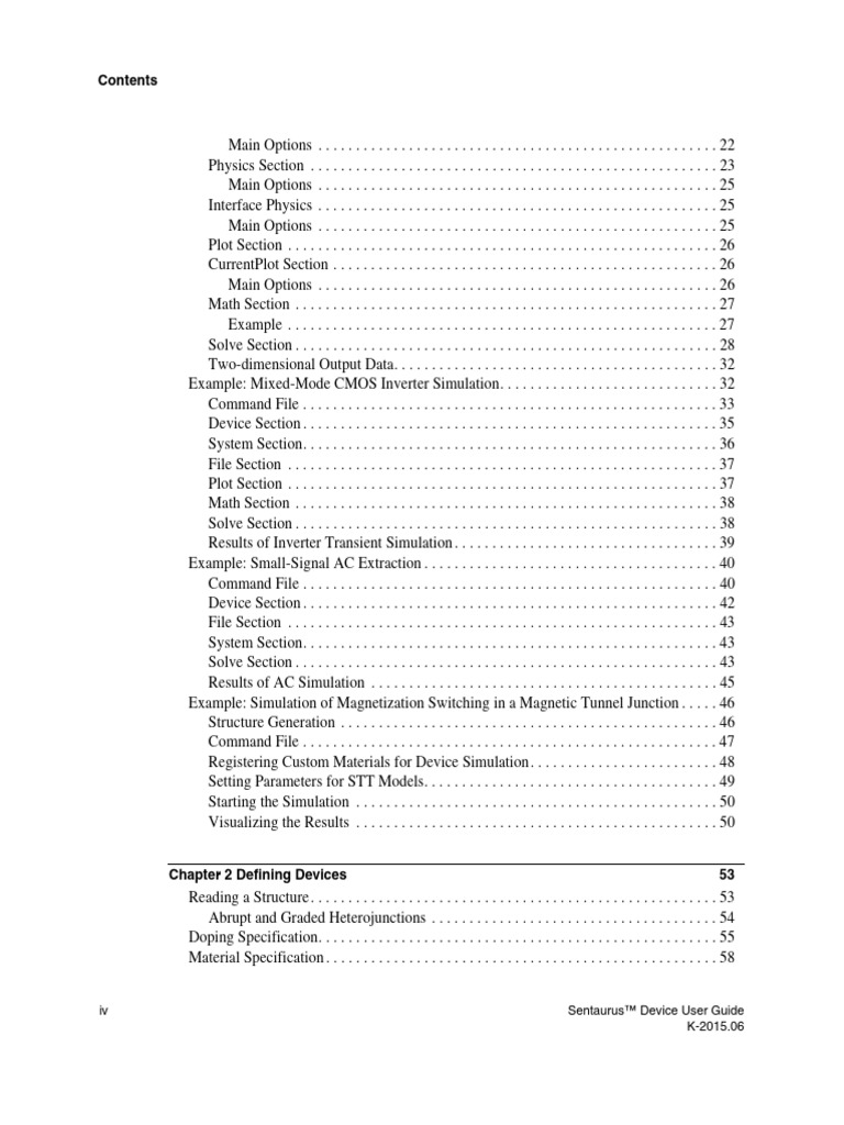 Synopsis Sentaurus User Manual-4-10 | PDF