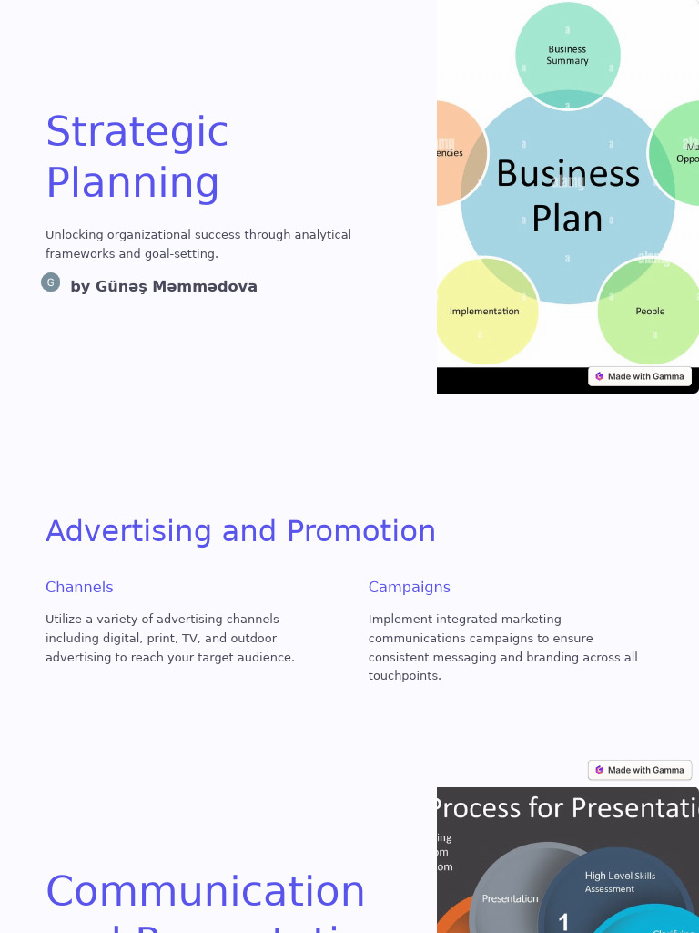 Strategic Planning | PDF