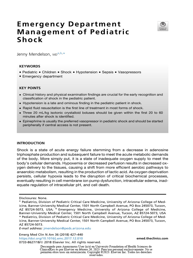 Shock | PDF