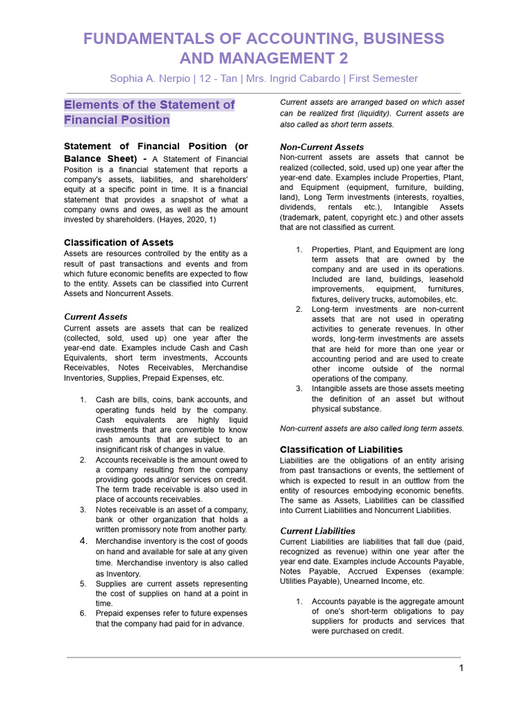 Fabm 2 Reviewer 1 | PDF