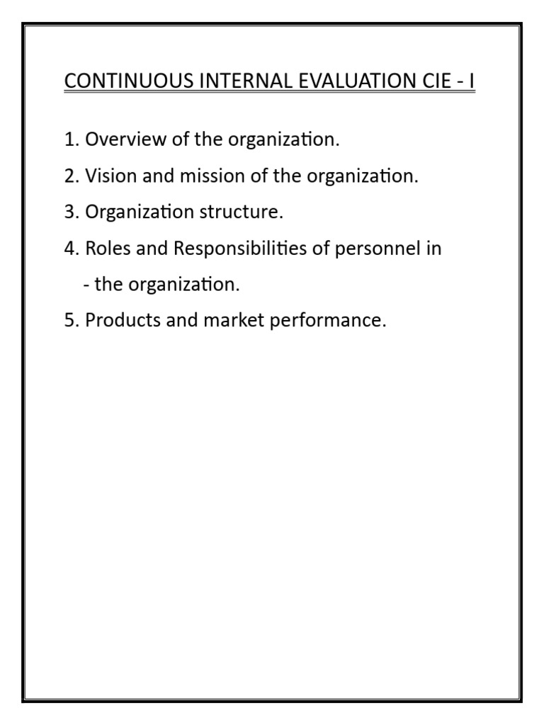 Cie 1 Report | PDF | Specification (Technical Standard) | Business