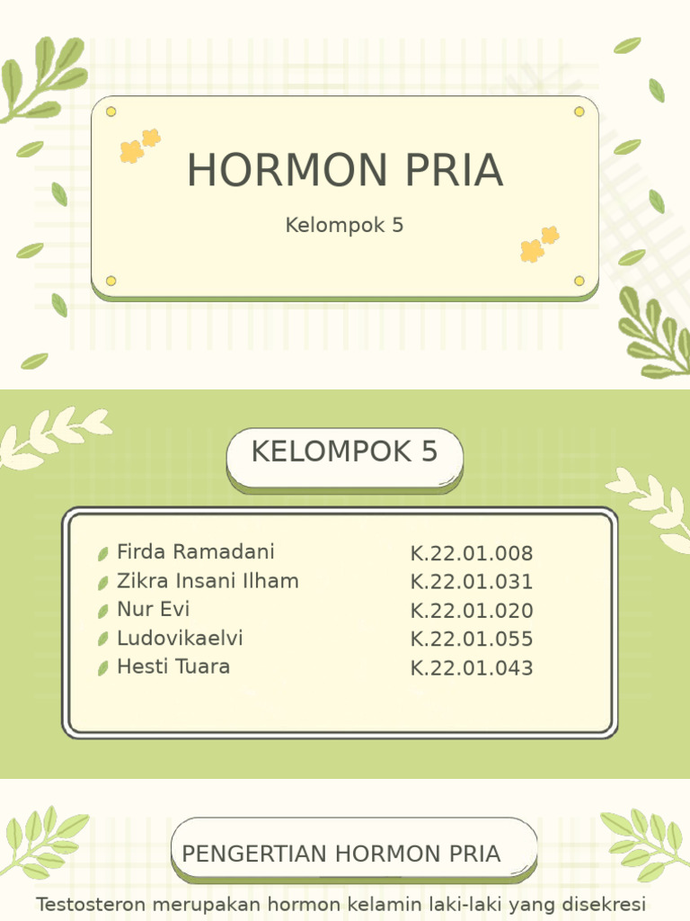 Kelompok 5 Hormon Pria | PDF