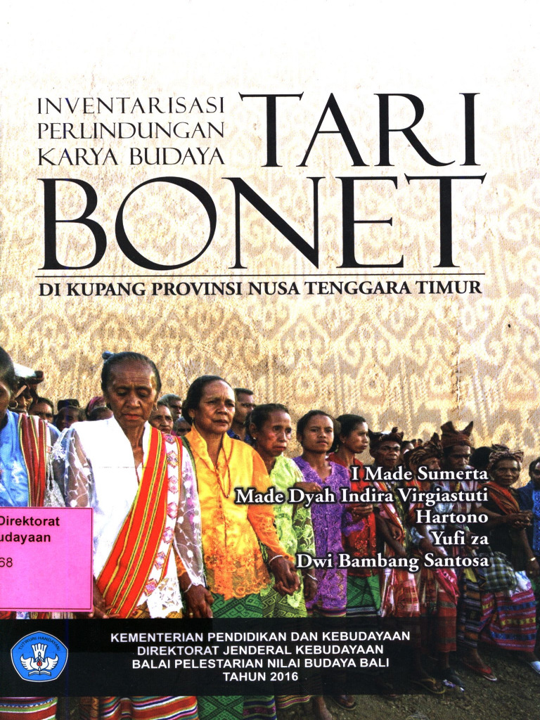 Inventarisasi Perlindungan Karya Budaya Tari Bonet Kupang NTT | PDF