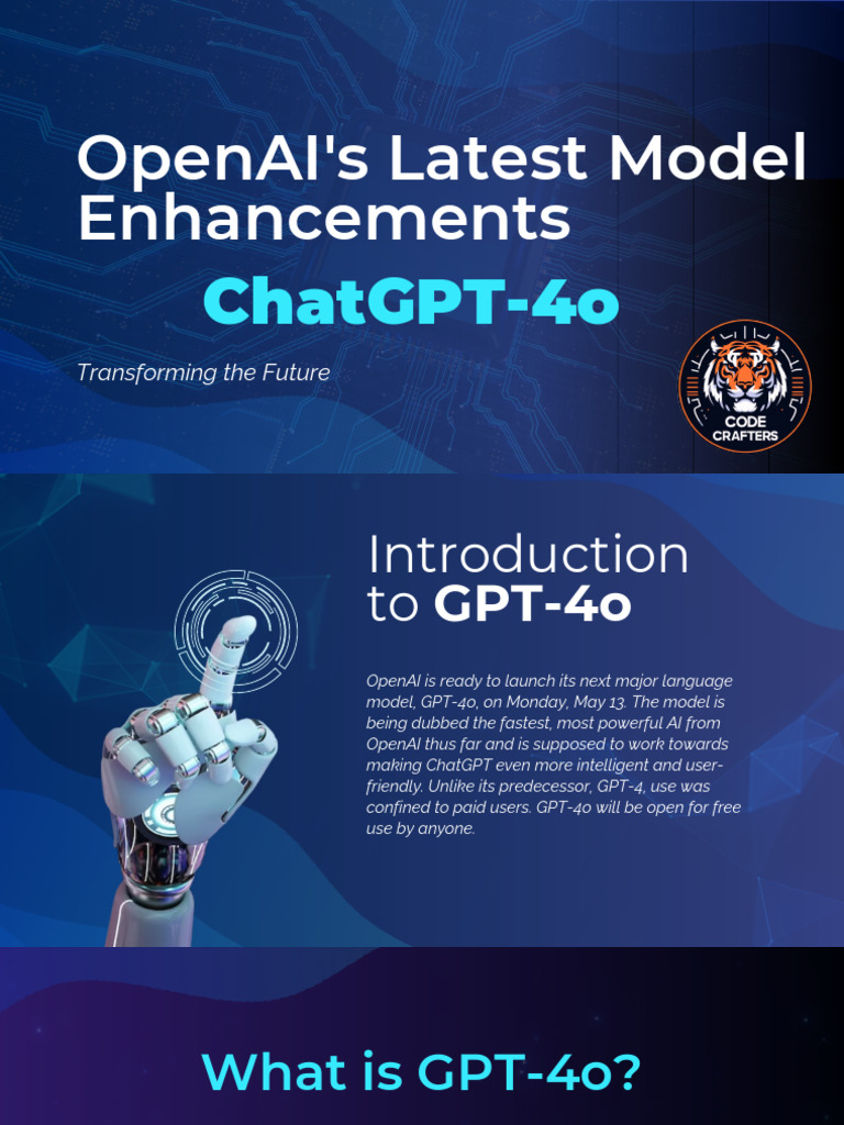 OpenAI's Latest Advancements 4o | PDF