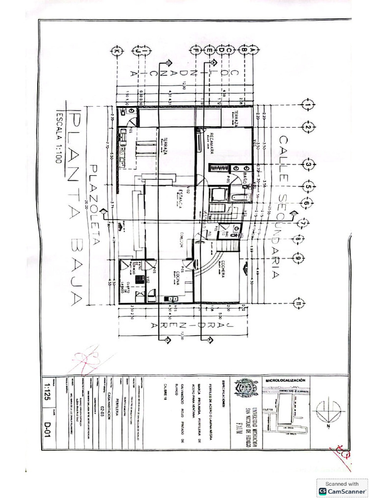 Planos de Casa Habitacion | PDF