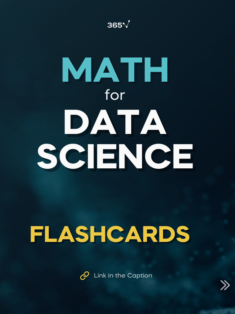 Math for Data Science Flashcards | PDF