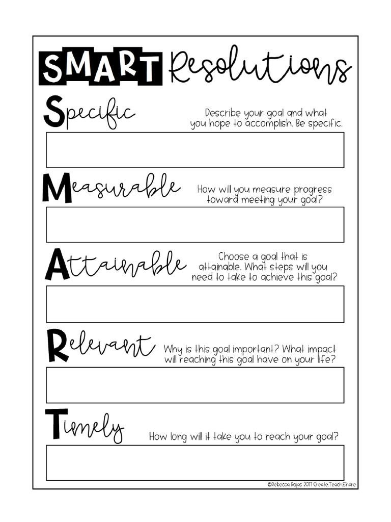 Smart Goal Pdf