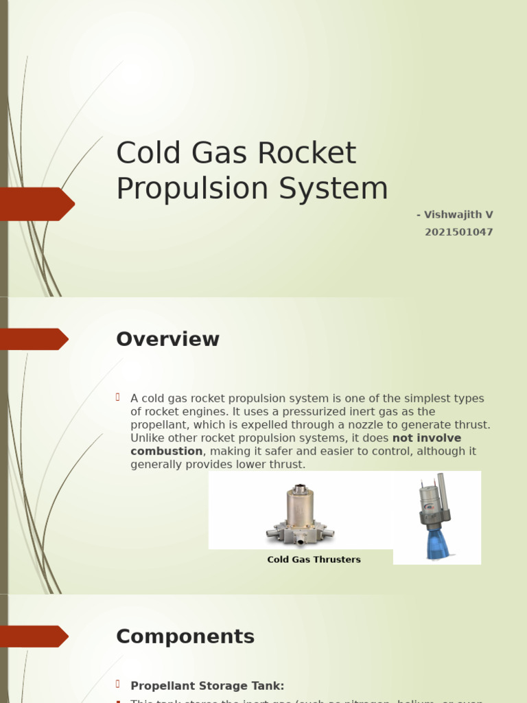 Rocket Propulsion System | PDF