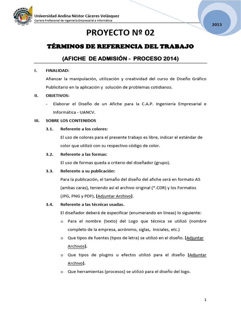 Proyecto #02 - Afiche | PDF