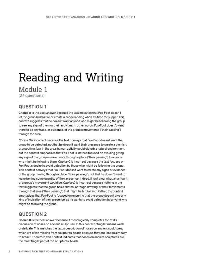 Answers DIAGNOSTIC TEST 1 With EXPLANATION | PDF