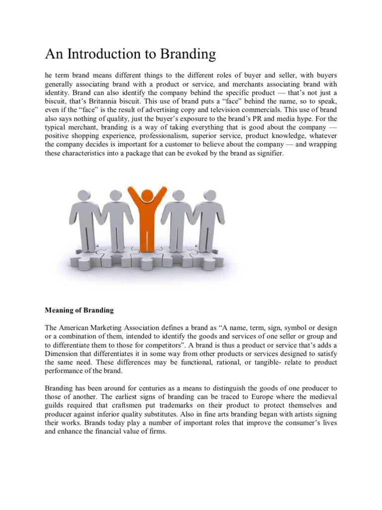An Introduction To Branding | PDF