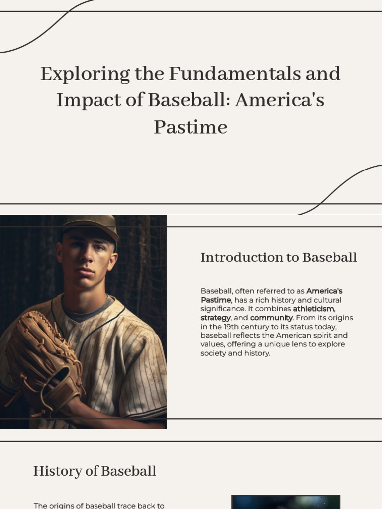 Exploring The Fundamentals and Impact of Baseball: America's Pastime ...