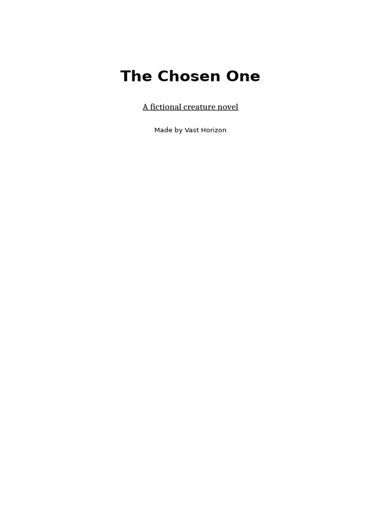 The Chosen One | PDF