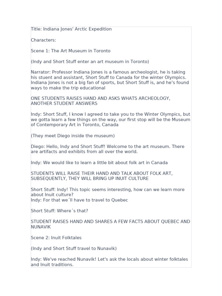 Script 4TH Grade Americano | PDF