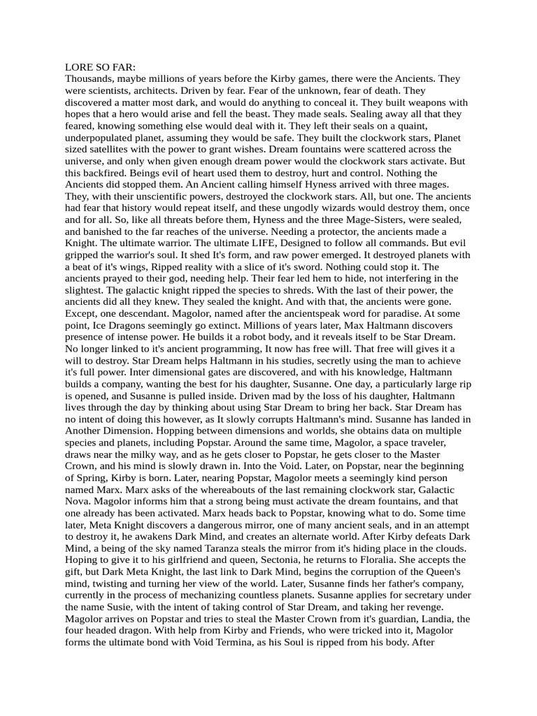 Kirby The Mi6 Agent (Po Po Poyo) | PDF