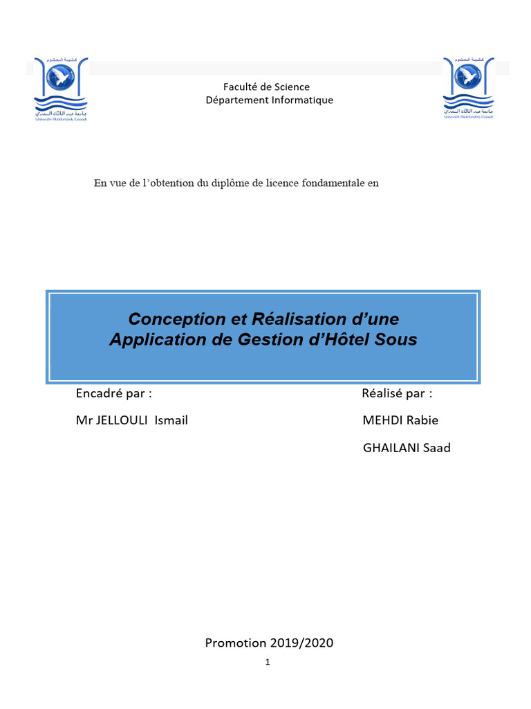 Rapport | PDF