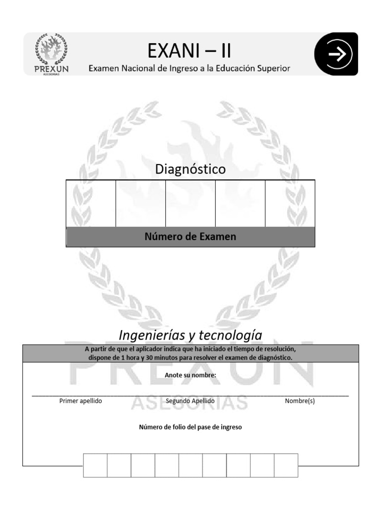 Examen Ing y Tec | PDF