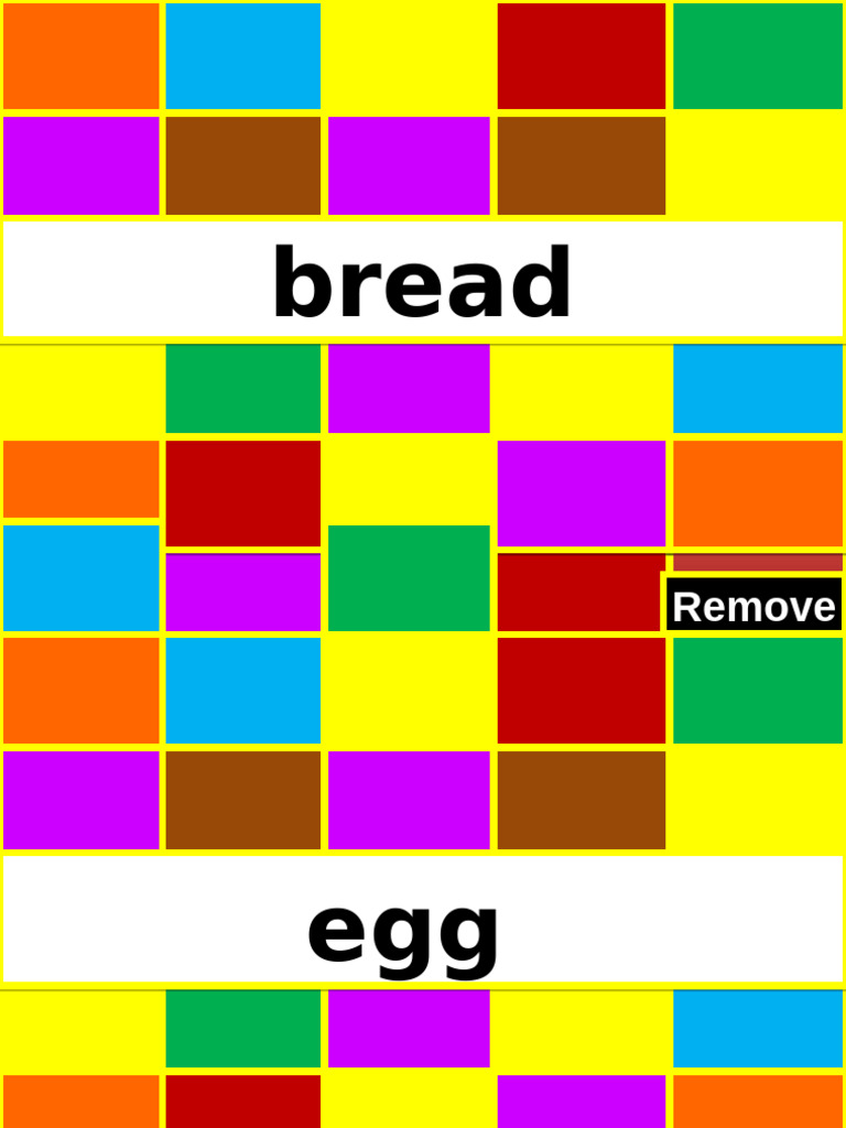Food Hidden Game | PDF