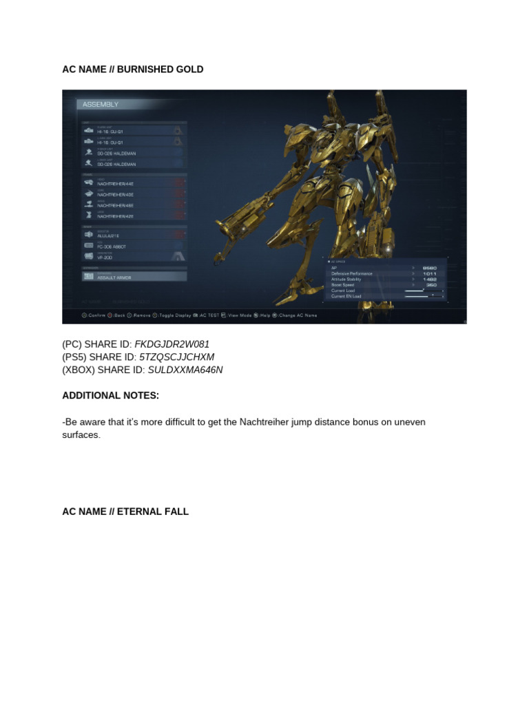 AC6 Build Information | PDF