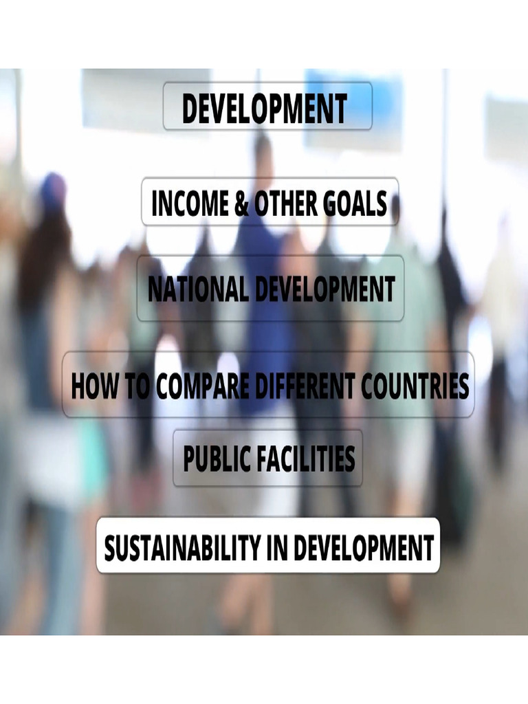 Development Class 10 Economics Chapter 1 | PDF