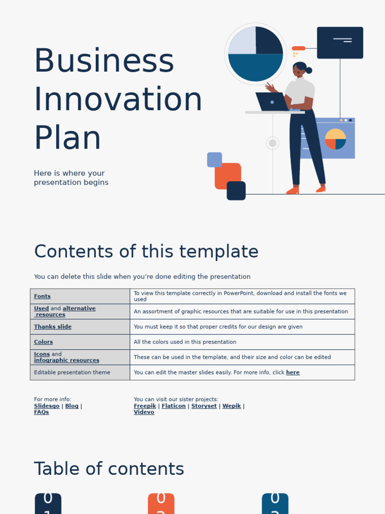 Business Innovation Plan by Slidesgo | PDF