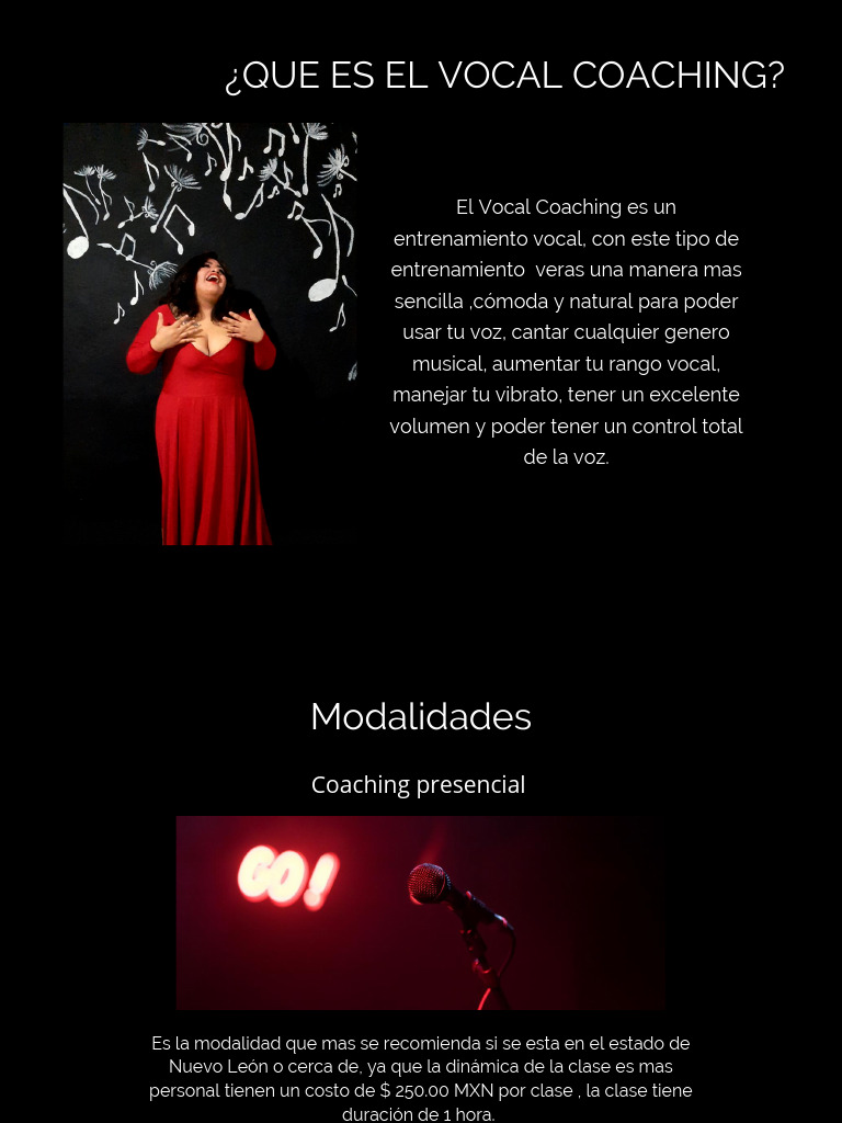 ¿Que Es El Vocal Coaching | PDF
