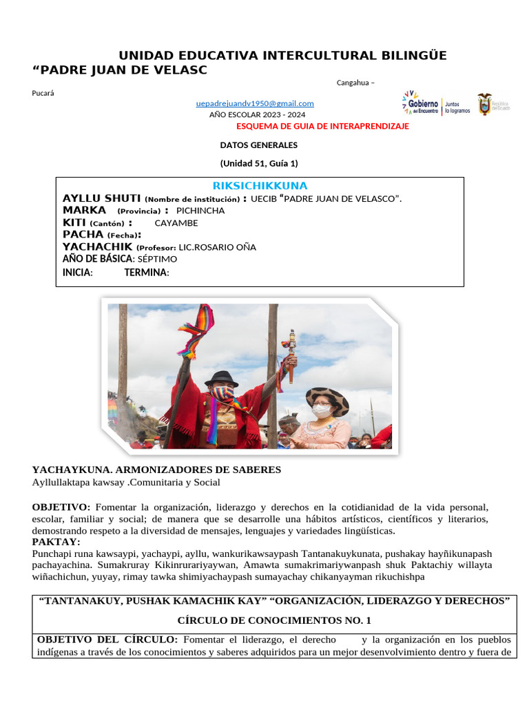 UNIDAD 51 GUIA DE APRENDIZAJE 1,2,3,4 | PDF