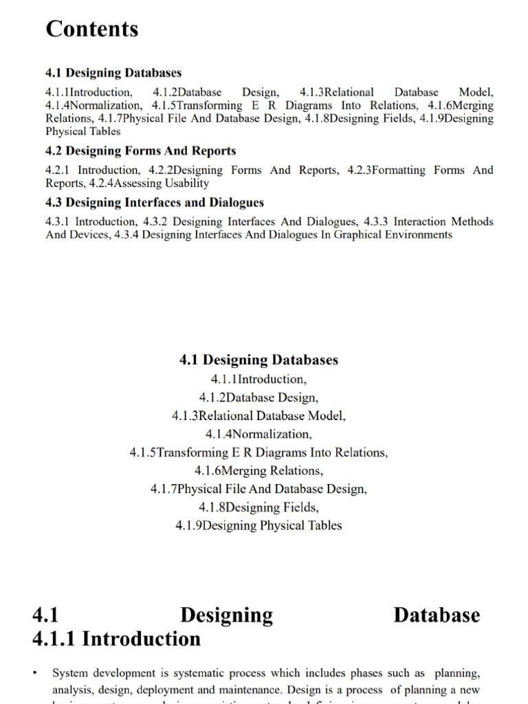 System Analysis and Design Chapter 4 - Design | PDF
