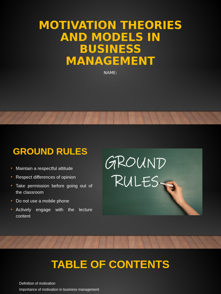 Motivation Slides | PDF | Reinforcement | Career & Growth