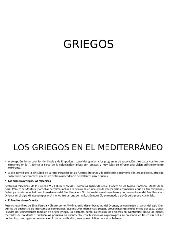 GRIEGOS | PDF