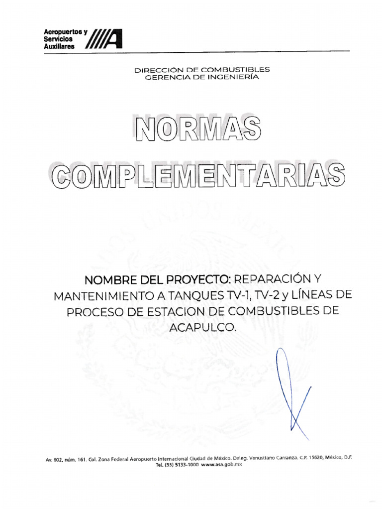 4.- Normas complementarias | PDF