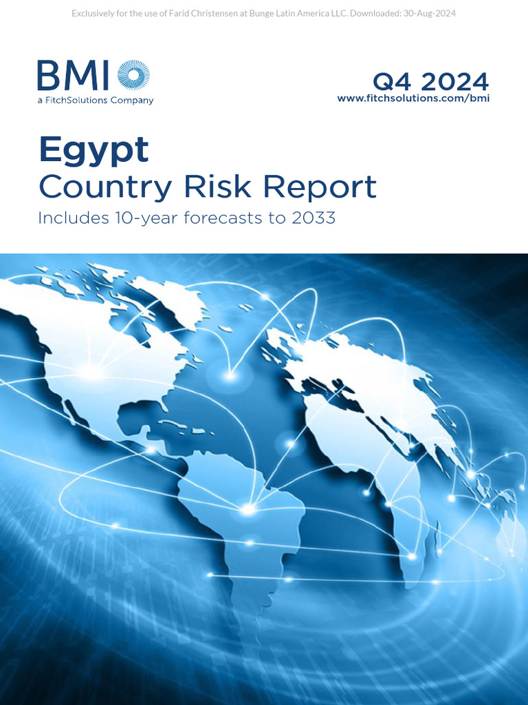 Egypt-Country-Risk-Report 2 | PDF | Cost Of Living | Business