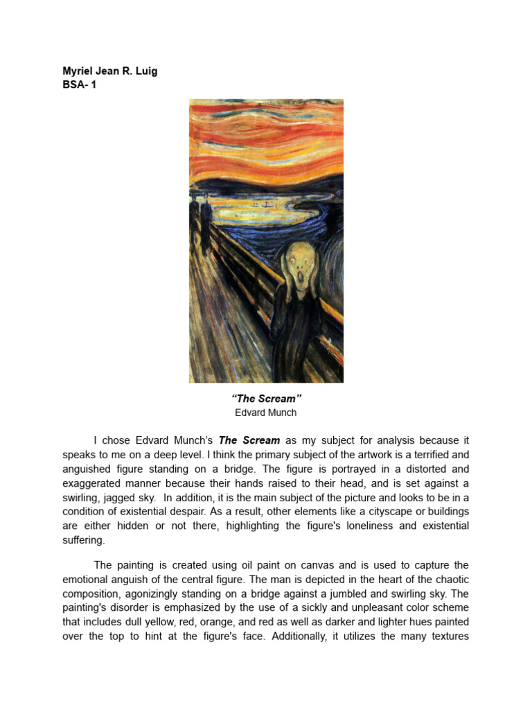 “the Scream” | PDF