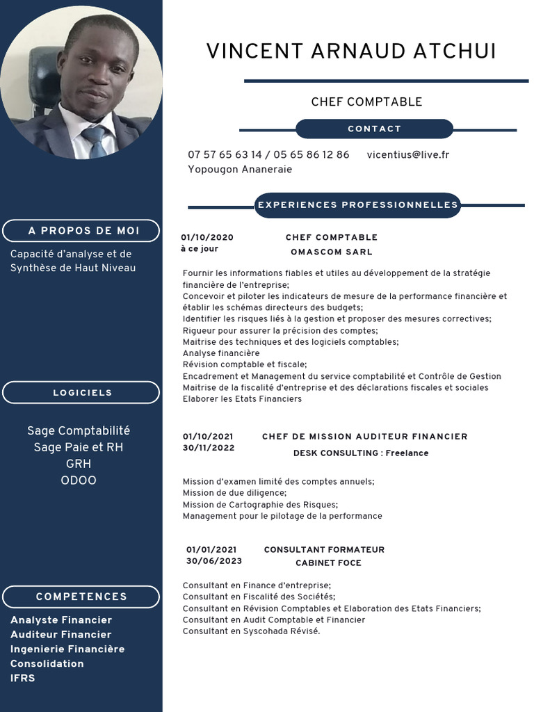 CV COMPTABLE FOURNISSEUR | PDF