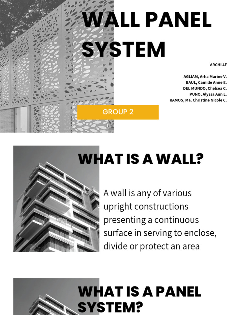 Wall Panel System | PDF