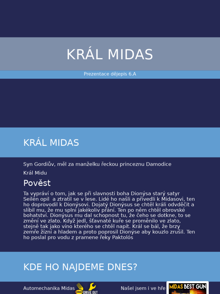 Král Midas | PDF