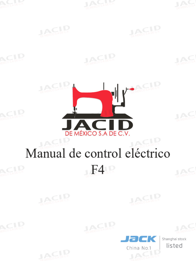 Manual de Control Elã©ctrico F4-Jacid - Compressed | PDF | Motores ...