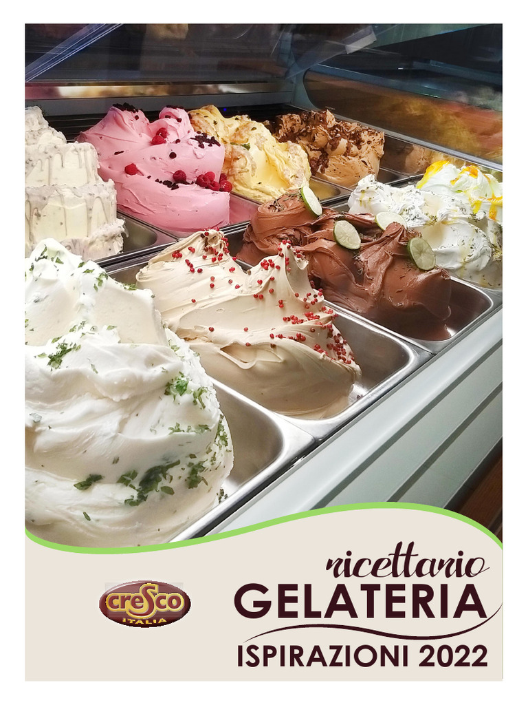 Ricettario 2022_ispirazioni Gelato | PDF