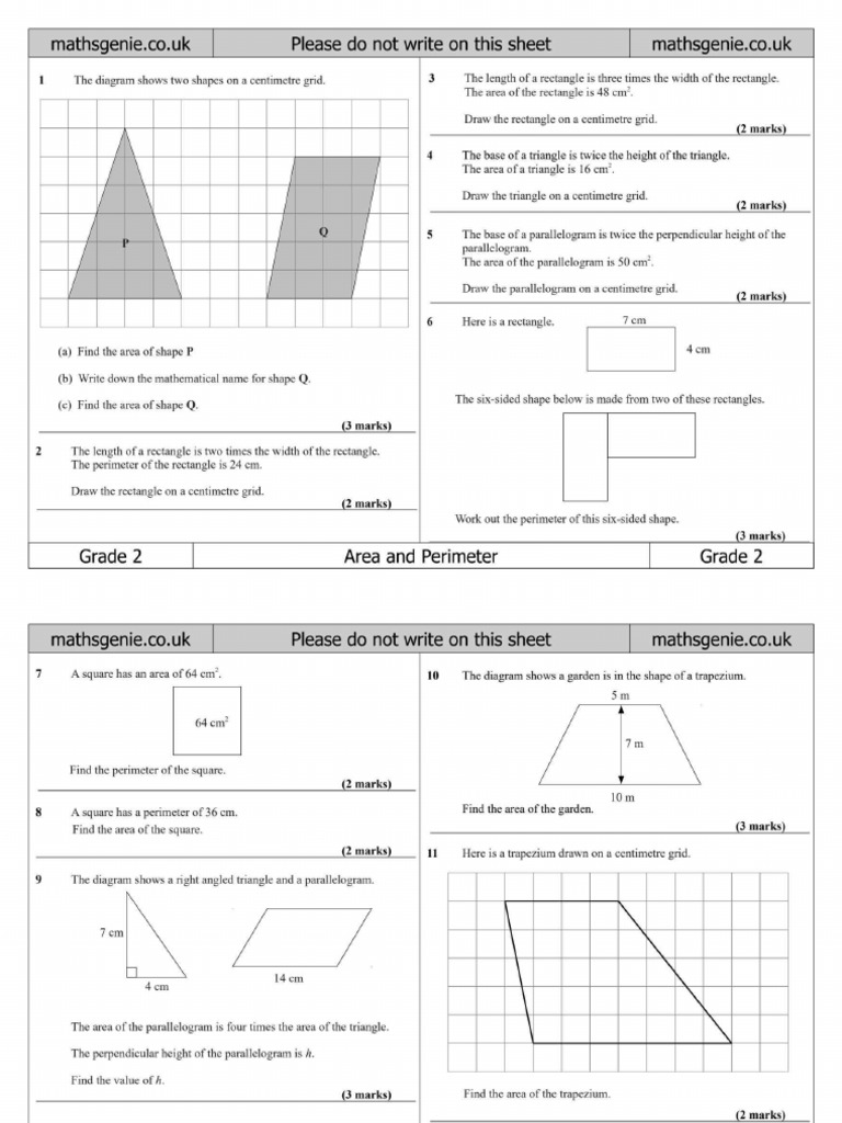 Year 9 KA2 Revision Maths Genie | PDF