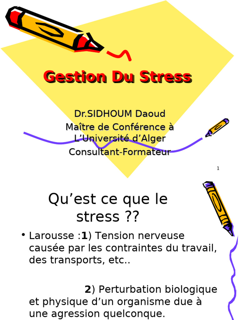 Gestion Du Stress | PDF