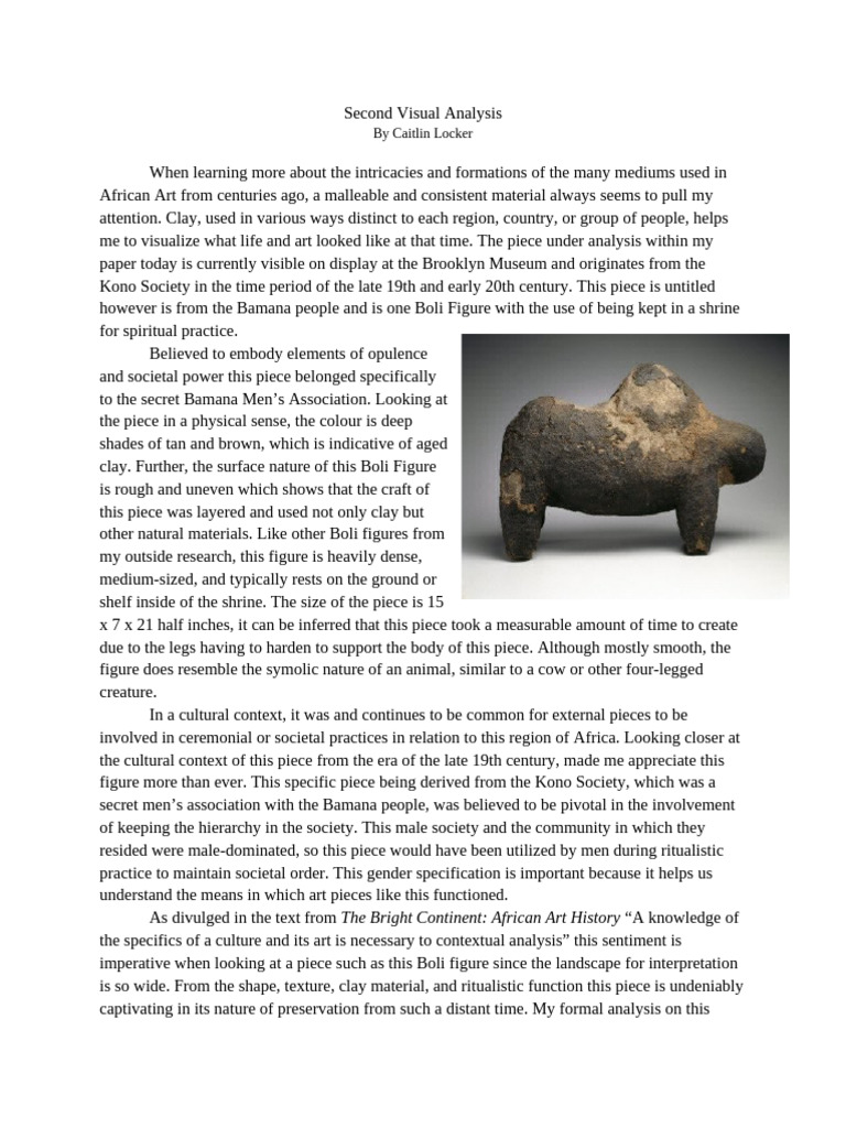 Artwork Analysis 2 | PDF