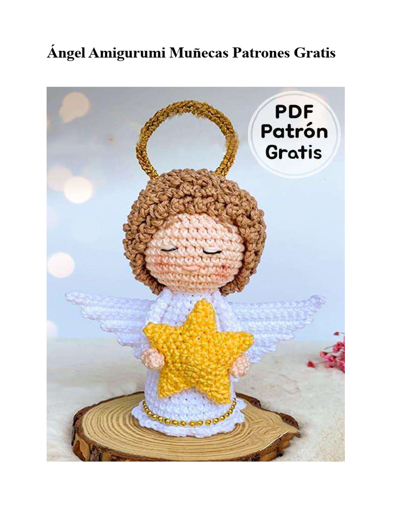 Patrones De Angelitos Amigurumi De Crochet Gratis