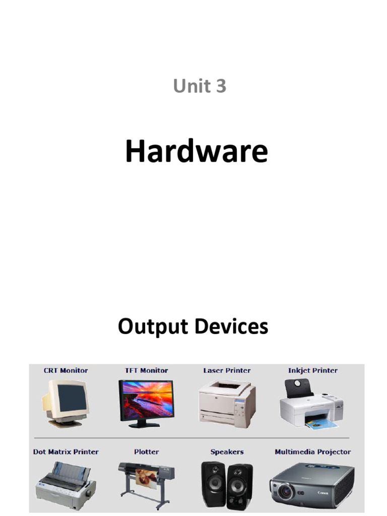 Output Devices | PDF