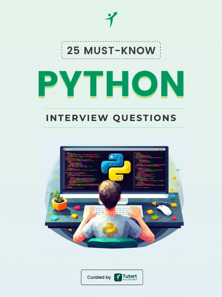 25 Must Know Python Interview Questns | PDF
