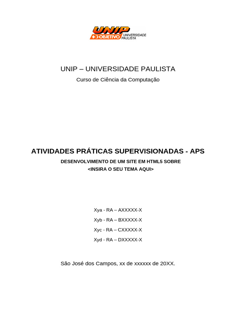 APS ESTRUTURA - 1sem | PDF
