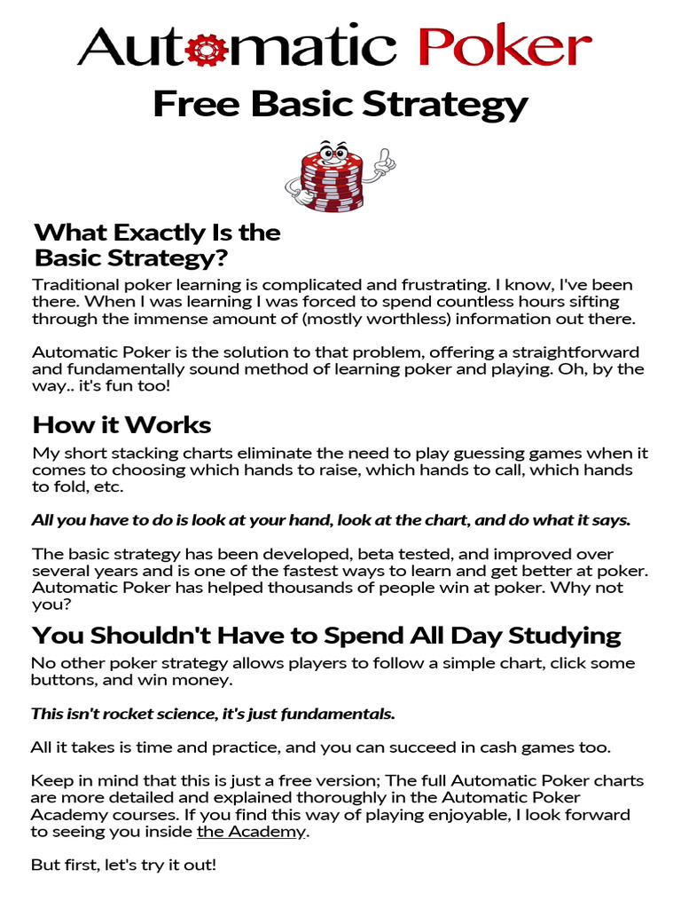 Free Basic Strategy Guide | PDF