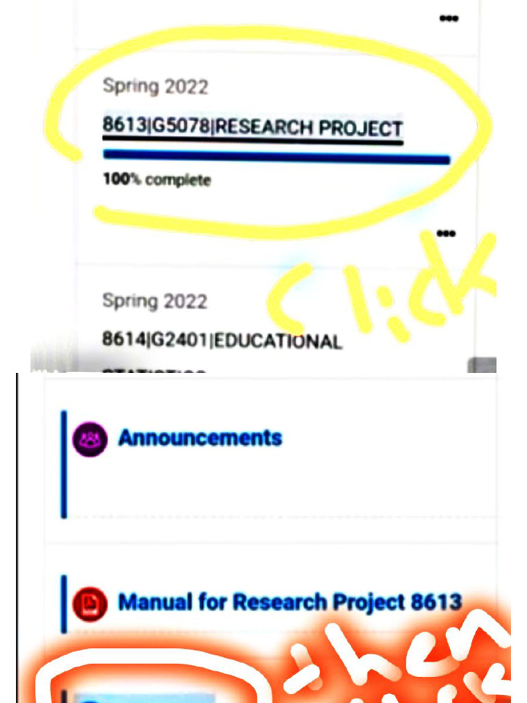 research project upload procedure | PDF