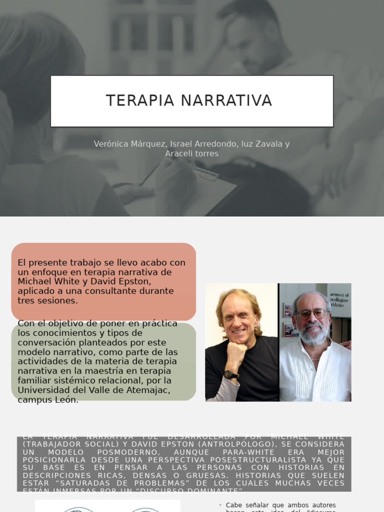 Terapia Narrativa | PDF